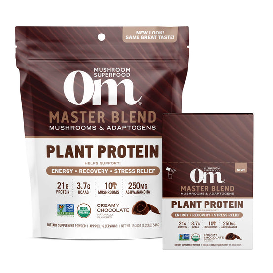 Om Master Blend Mushroom Powder | 10 Mushroom Complex – Om Mushroom ...