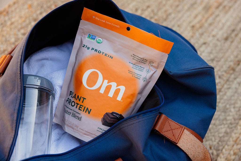 Master Blend Plant Protein Unsweetened Original – Om Mushroom Superfood