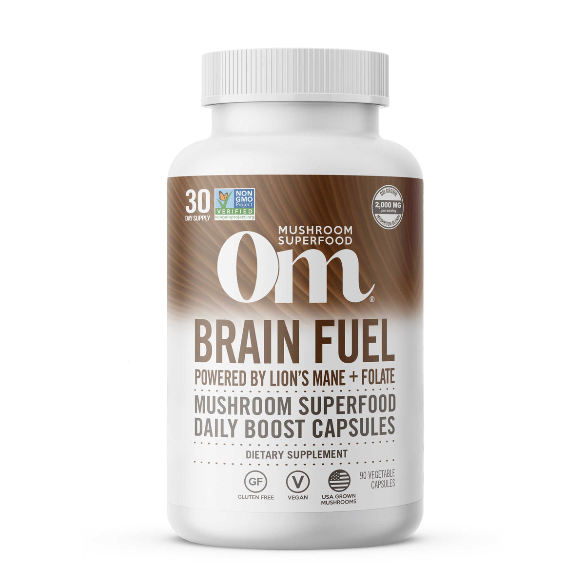 Buy Brain Fuel Mushroom Capsules Supplement | Om