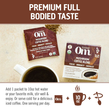 Om Mushroom Coffee Blend | Organic Mushroom Coffee