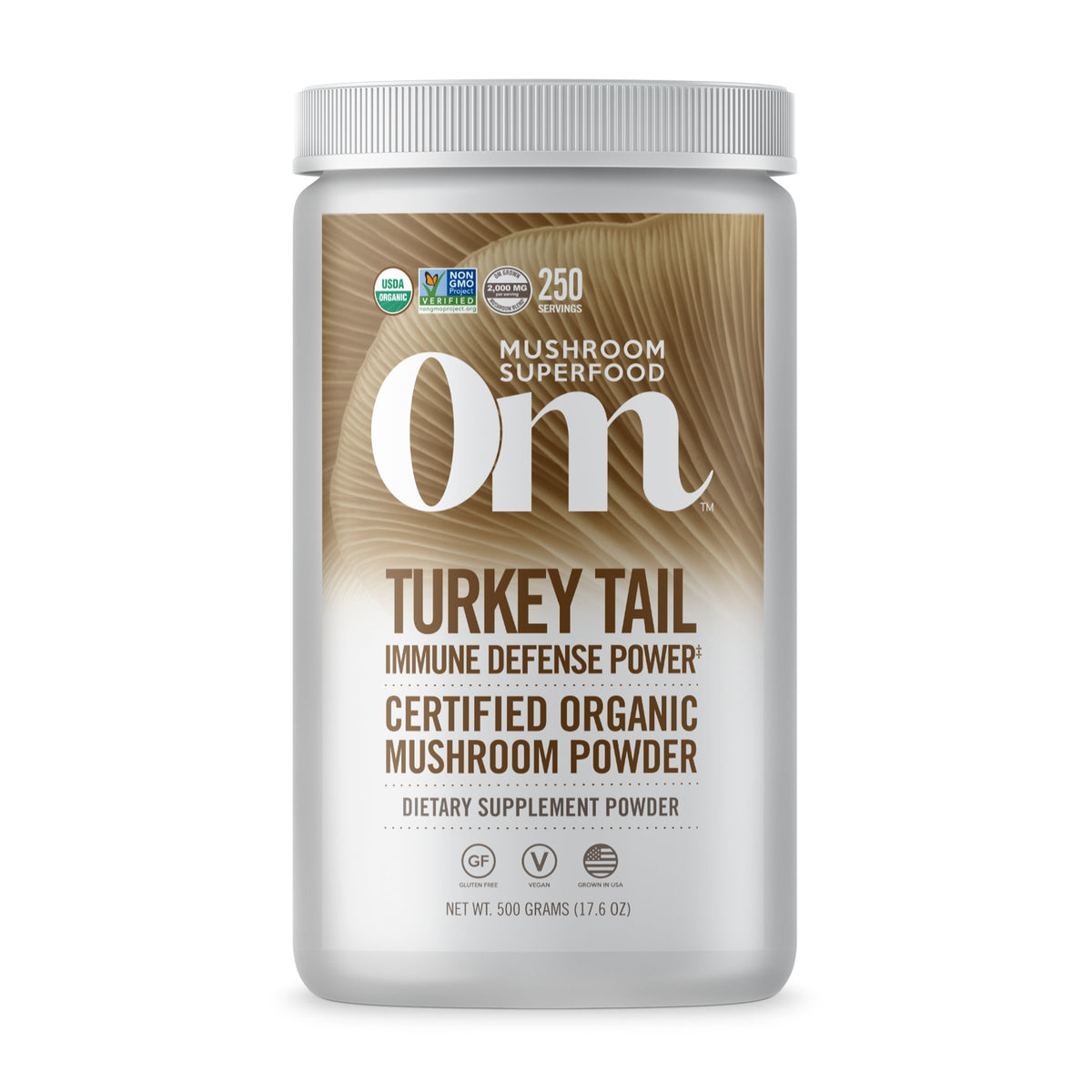Buy Turkey Tail Mushroom Powder Supplement | Om