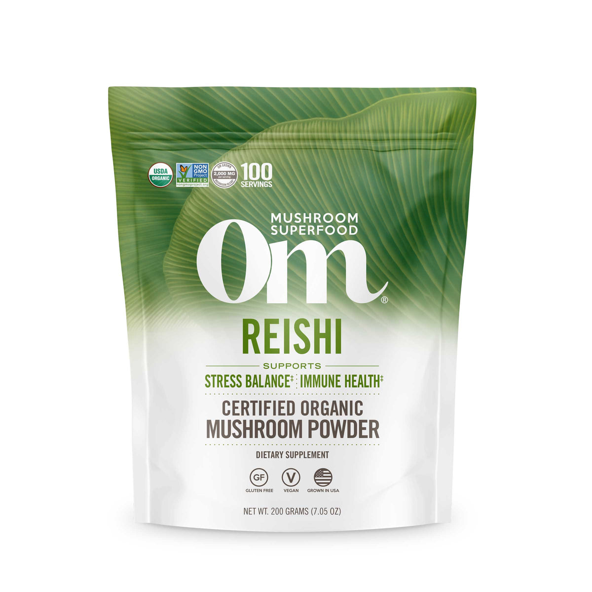 Buy Reishi Mushroom Powder Supplement | Om